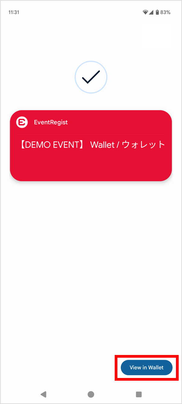 Add tickets to Apple Wallet or Google Wallet